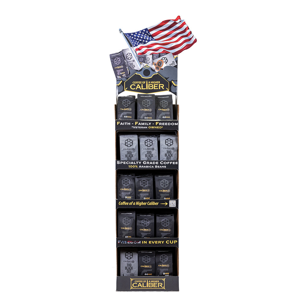 Patriot Display (Whole Bean, Ground) – Caliber Coffee Company